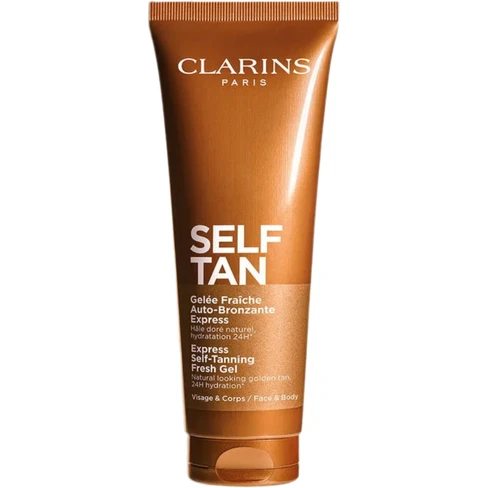 Clarins Express Self Tanning Face and Body Fresh Gel - SweetCare Tanzania