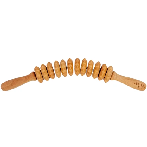 Akito Curved Natural Wooden Massager - SweetCare South Africa