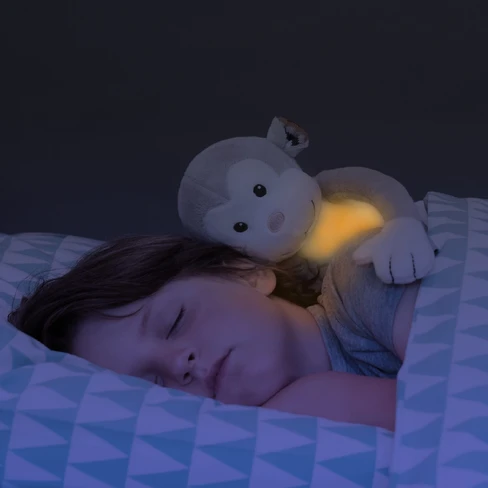 Peluche veilleuse Max le singe avec mélodies apaisantes - ZAZU | Buy at ...