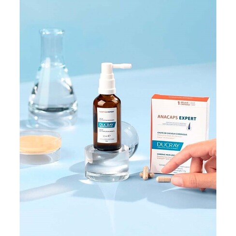 Ducray Anacaps Expert Food Supplement for Chronic Hair Loss SweetCare ...