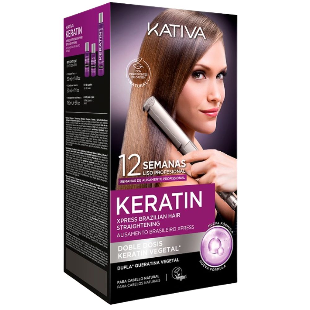Kativa Keratin Xpress Brazilian Hair Straightening Double Dose of ...