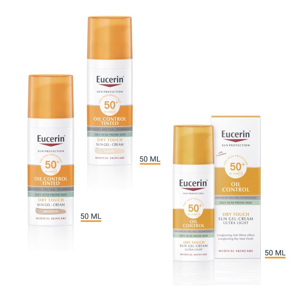 Eucerin Sun Protection Oil Control SPF50+ Sun Gel-Cream Dry Touch ...