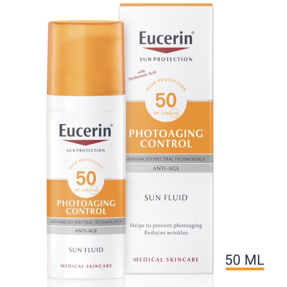 Eucerin Sun Protection Photoaging-Control SPF50 Sun Fluid Anti-Aging ...