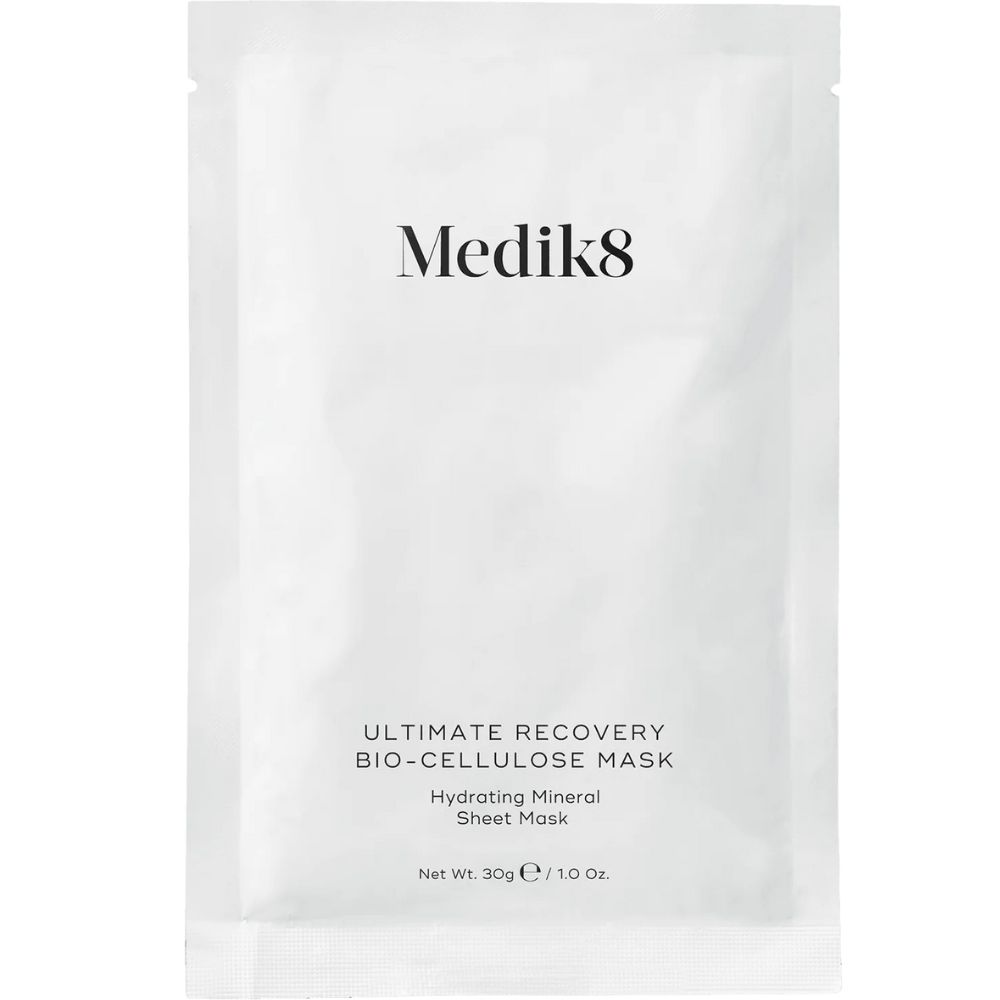 Ultimate Recovery Bio Cellulose Mask Hydrating Sheet Mask - Medik8 ...