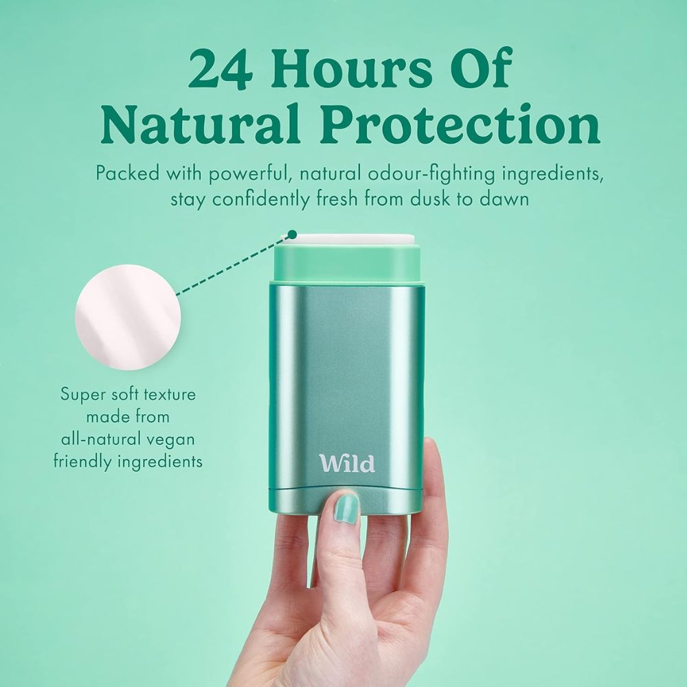 Wild Refillable, Natural Deodorant with Case - SweetCare Bangladesh