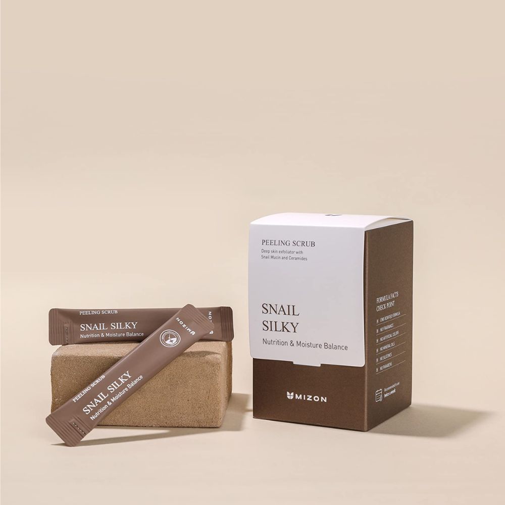 Mizon Peeling Scrub Exfoliant soyeux pour la peau en profondeur avec ...