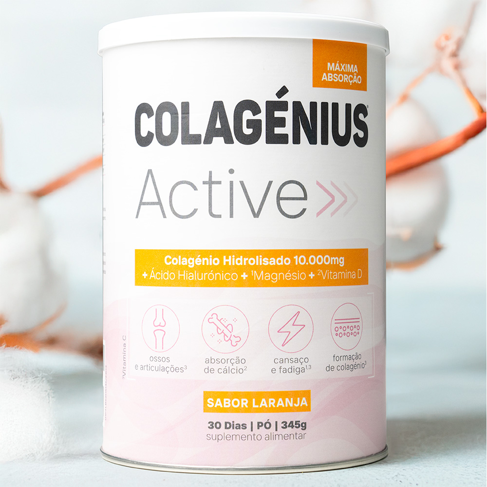 Colagénius Active Orange Flavor Food Supplement Boost of Collagen ...