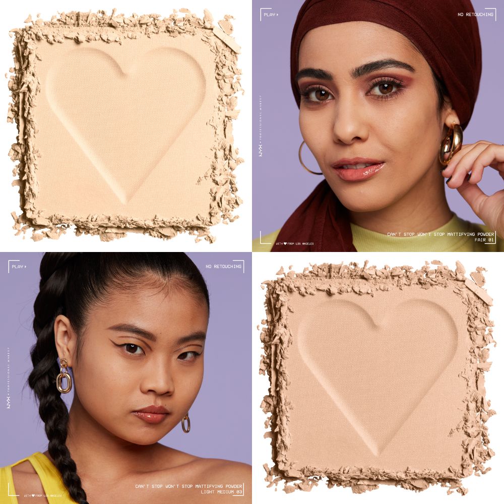 NYX Professional Makeup Can't Stop Won't Stop Mattifying Pressed Powder ...