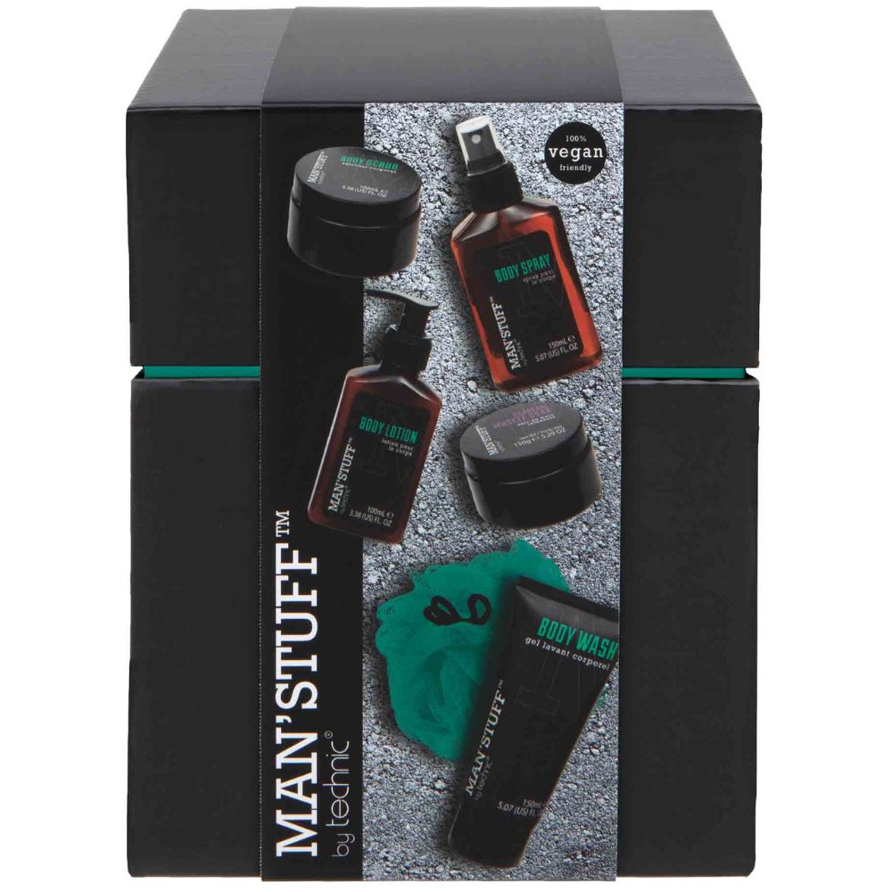 Man'Stuff Ultimate Gift Box Complete Grooming Set - SweetCare Suriname