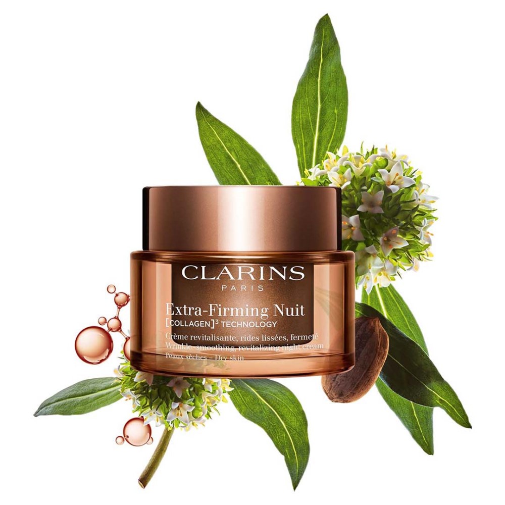 Clarins Extra-Firming Nuit [Collagen]³ Technology Anti-Wrinkles Night ...