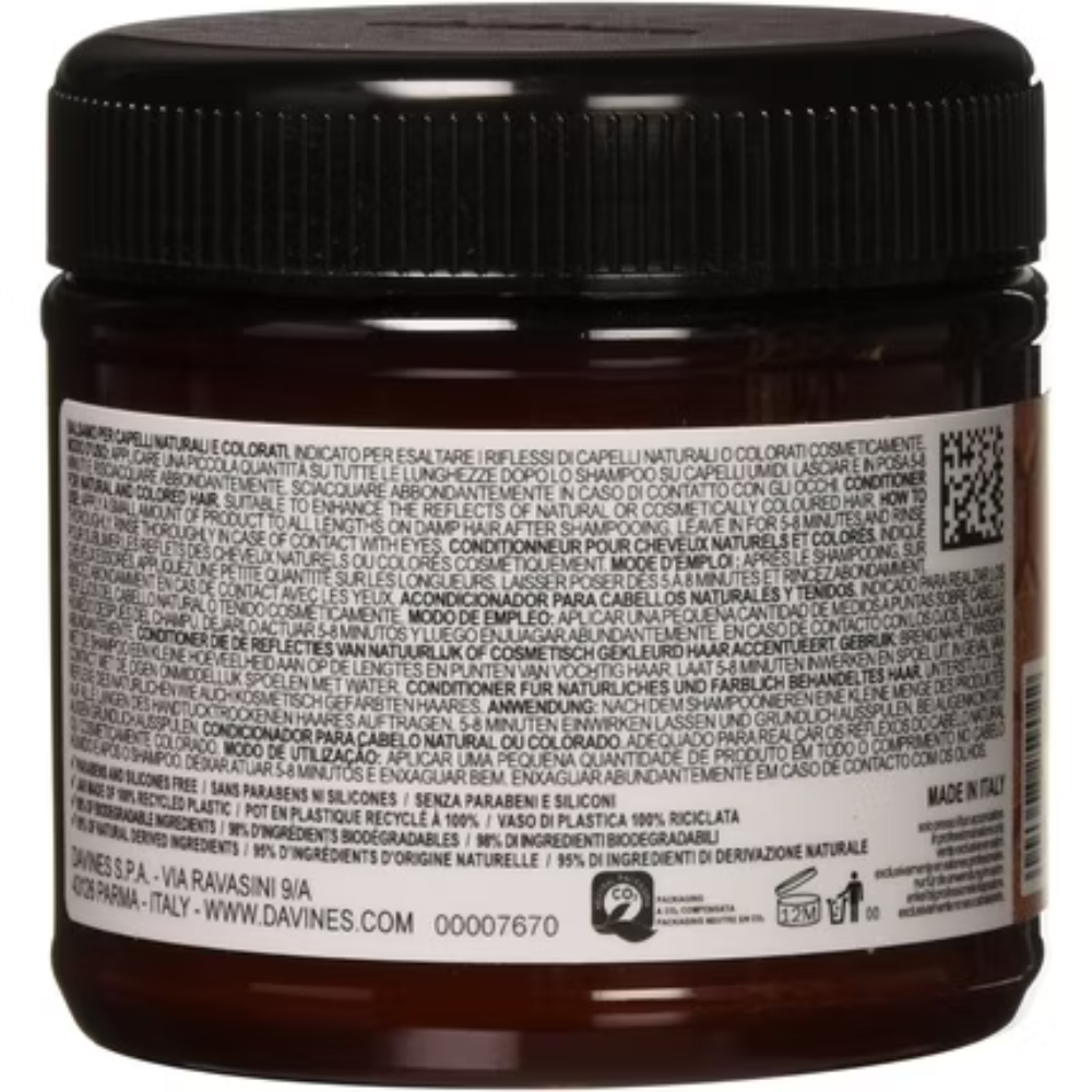 Davines Alchemic Revitalisant au cuivre pour les cheveux roux ...