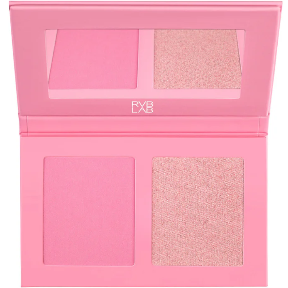 RVB LAB Dreamy Duo Face Powder Pallette Blush and Highlighter ...