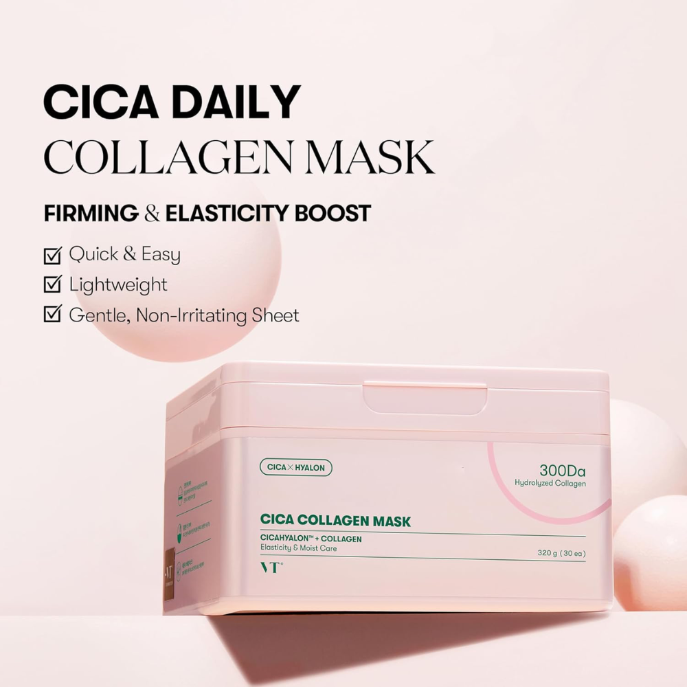 VT Cosmetics Cica Collagen Face Masks for Firmer Skin - SweetCare ...