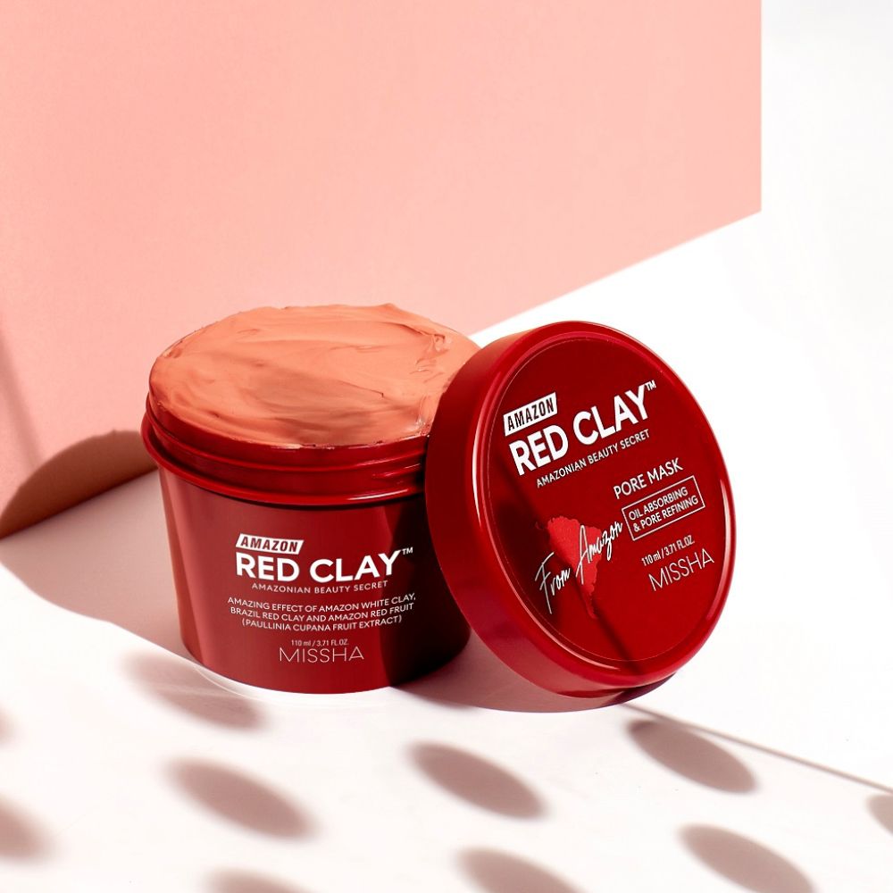 Missha Amazon Red Clay Pore Mask Oil Absorbing - SweetCare Ethiopia
