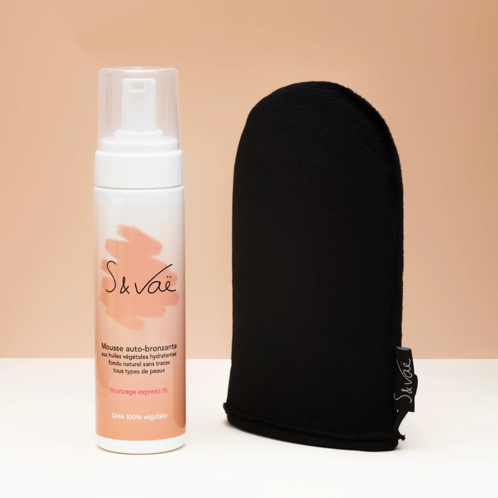 S&Vaë Tanning Kit Self-Tanning Mousse with Glove - SweetCare Aruba