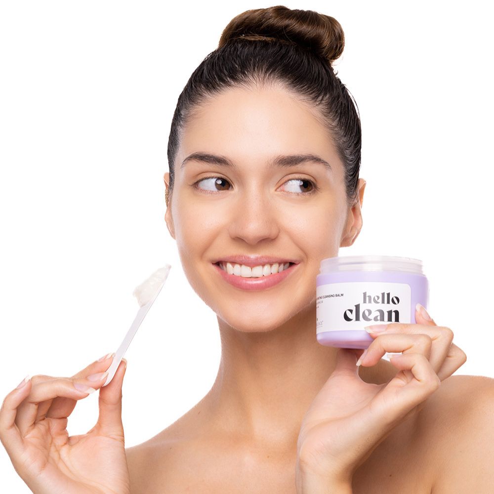 Hello Clean Deep Hydrating Cleansing Balm with Hyaluronic 3D ...