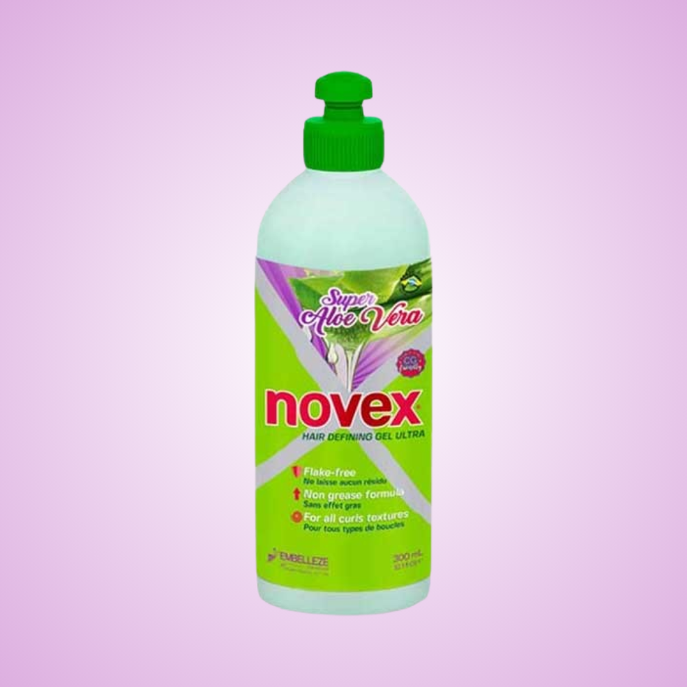 Novex Super Aloe Vera Gel líquido definidor del cabello Ultra - SweetCare Argentina