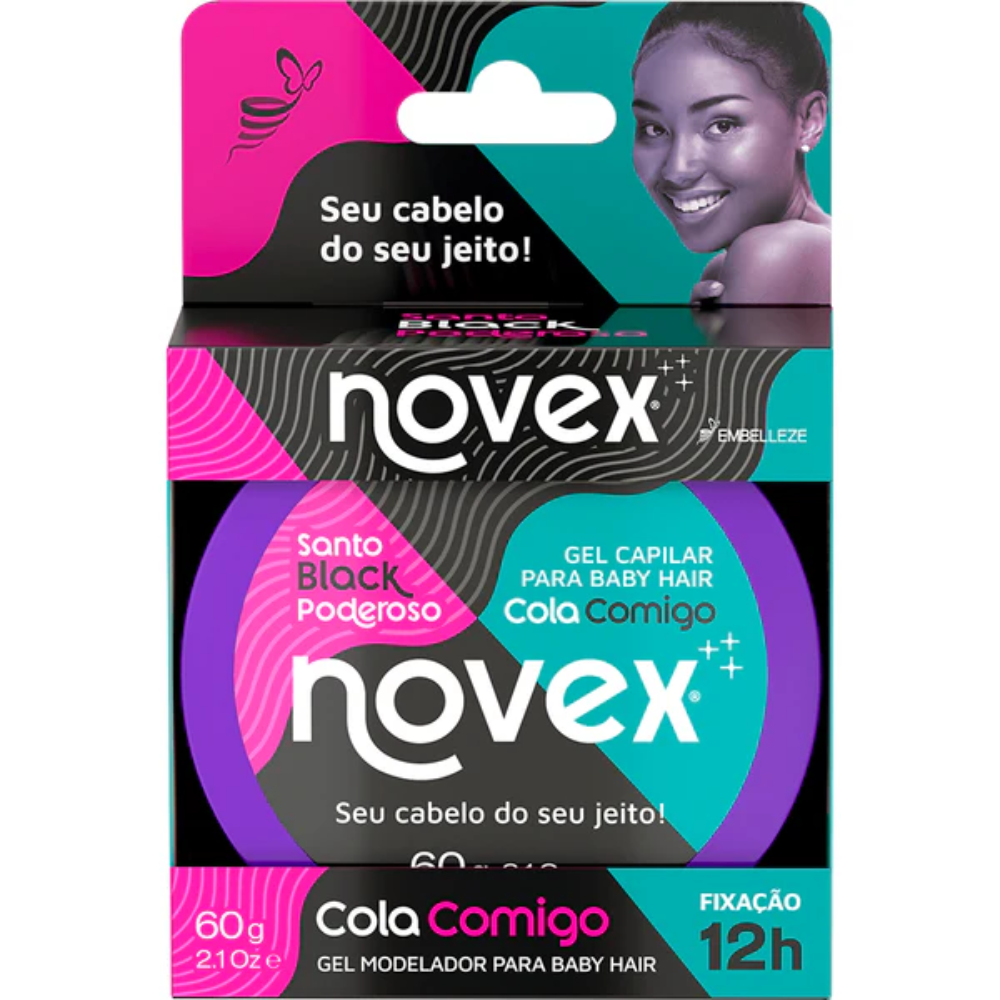 Novex Santo Black Powerful Styling Hair Gel - SweetCare Turkey