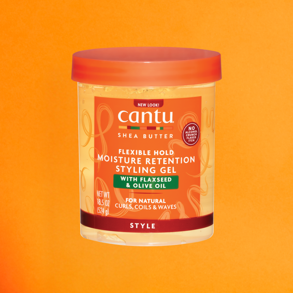 Cantu Shea Butter Flexible Hold Moisture Retention Hair Styling Gel ...