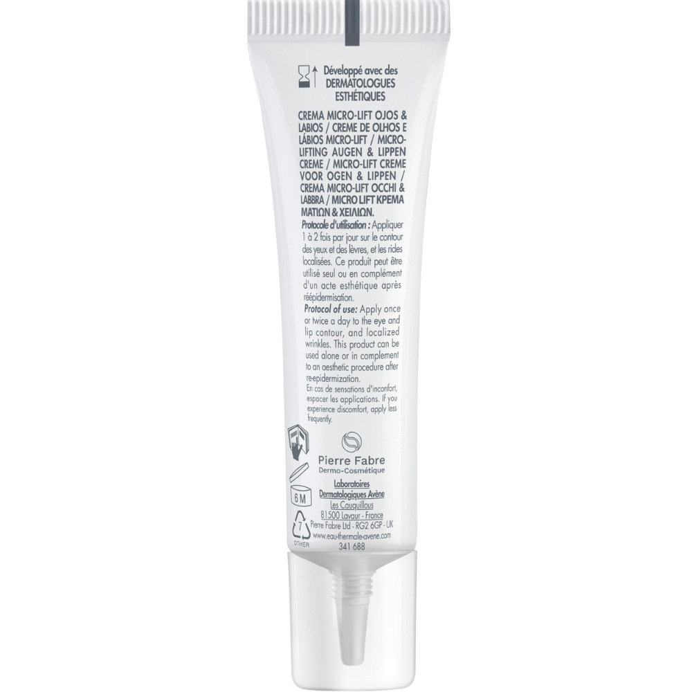 Avène Hyaluron Activ Procedure Eye and Lip Cream Retinal - SweetCare Guam
