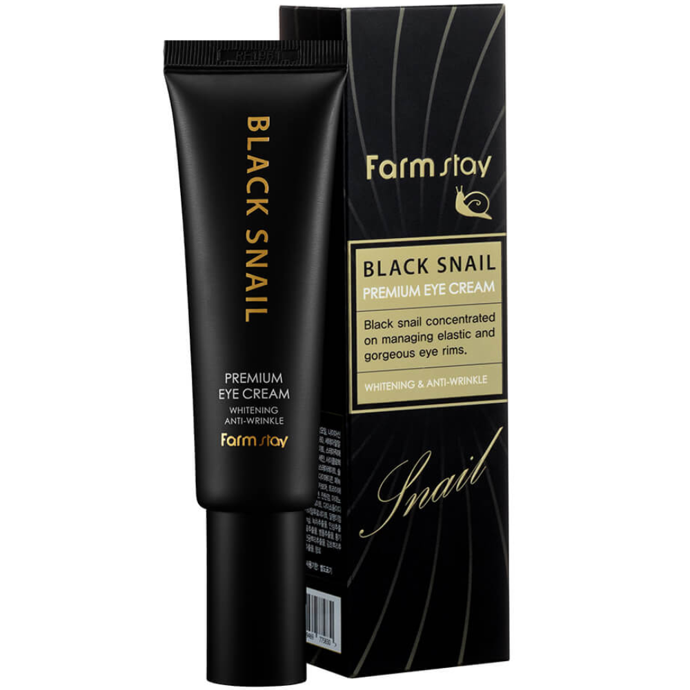 FarmStay Black Snail Premium Eye Contour Cream - SweetCare Ireland