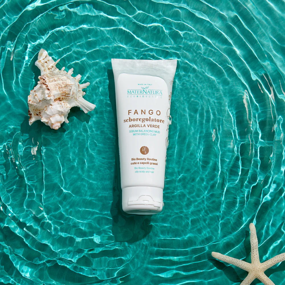 Maternatura Sebum Balancing Hair Mud with Green Clay - SweetCare Mauritius