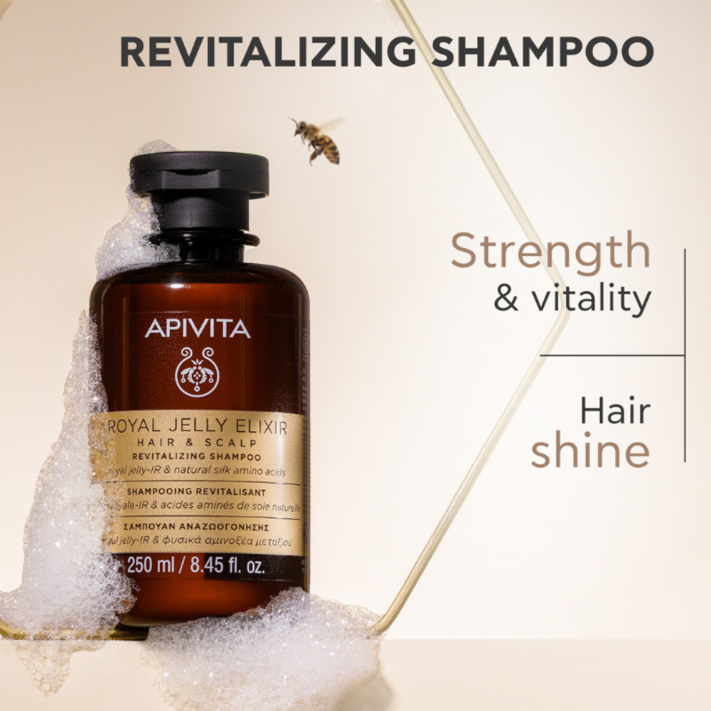 Apivita Royal Jelly Elixir Revitalizing Shampoo - SweetCare South Africa