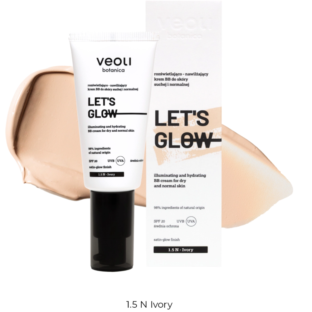 Veoli Botanica Let's Glow BB Cream for Dry and Normal Skin - SweetCare ...