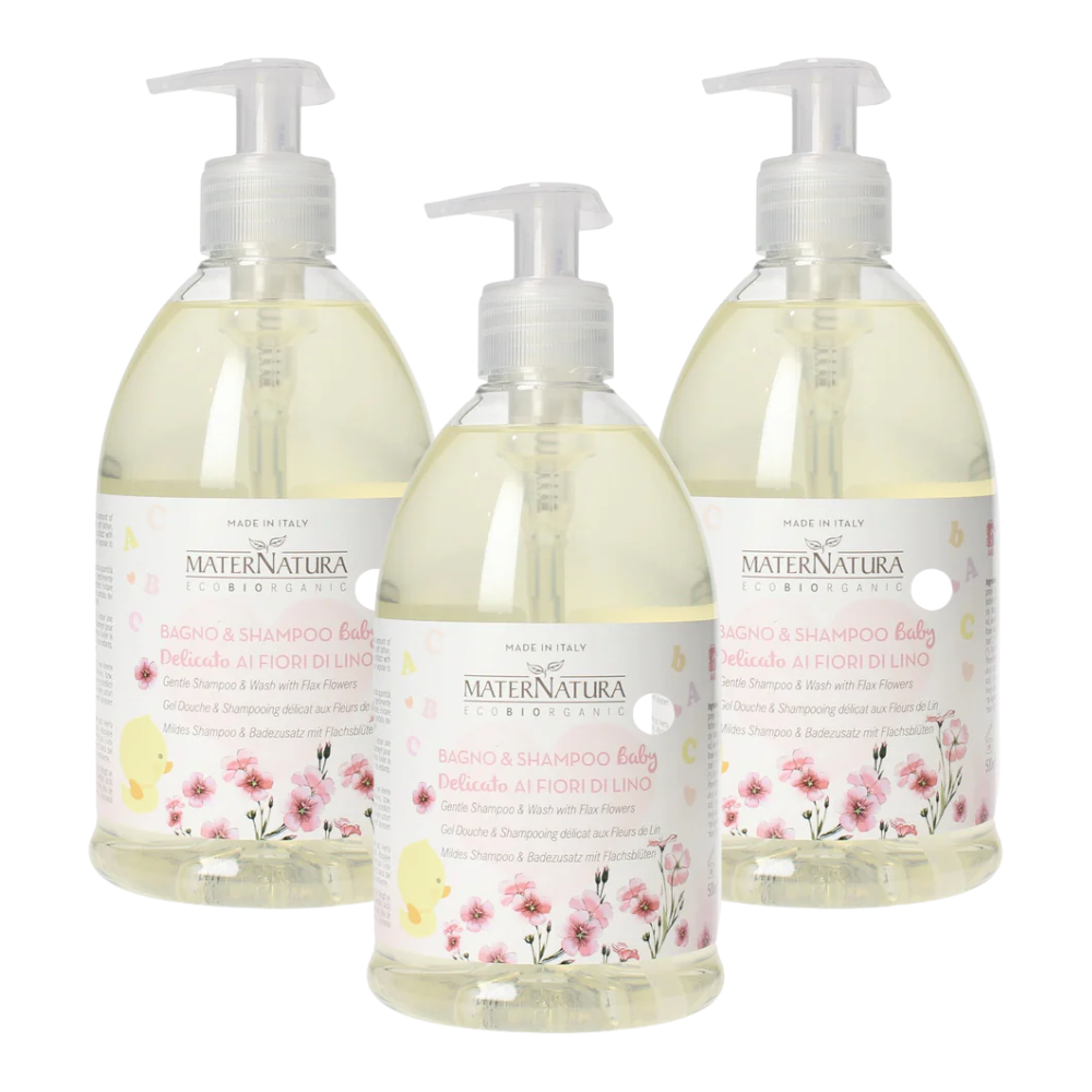 Maternatura Gentle Baby Shampoo and Wash Flax Flowers - SweetCare ...