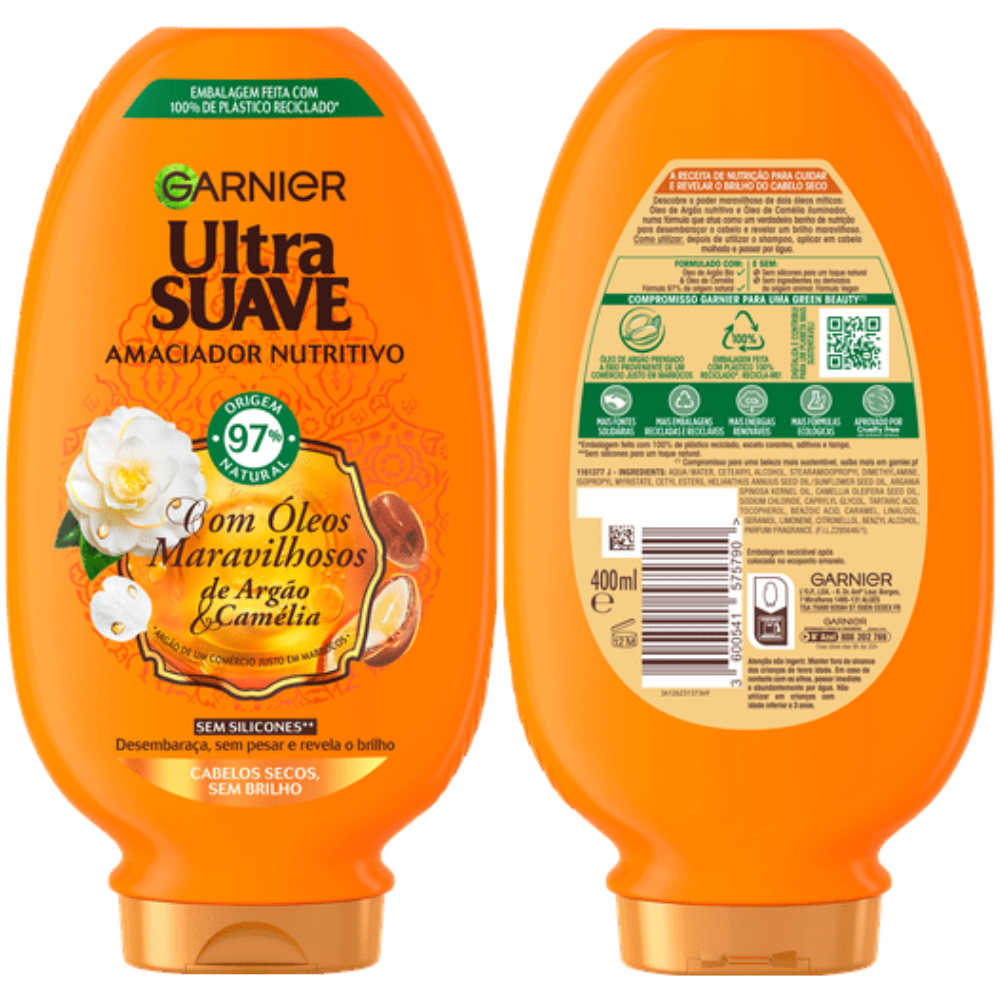 Garnier Ultra Suave Revitalisant nourrissant Merveilleuses huiles d ...