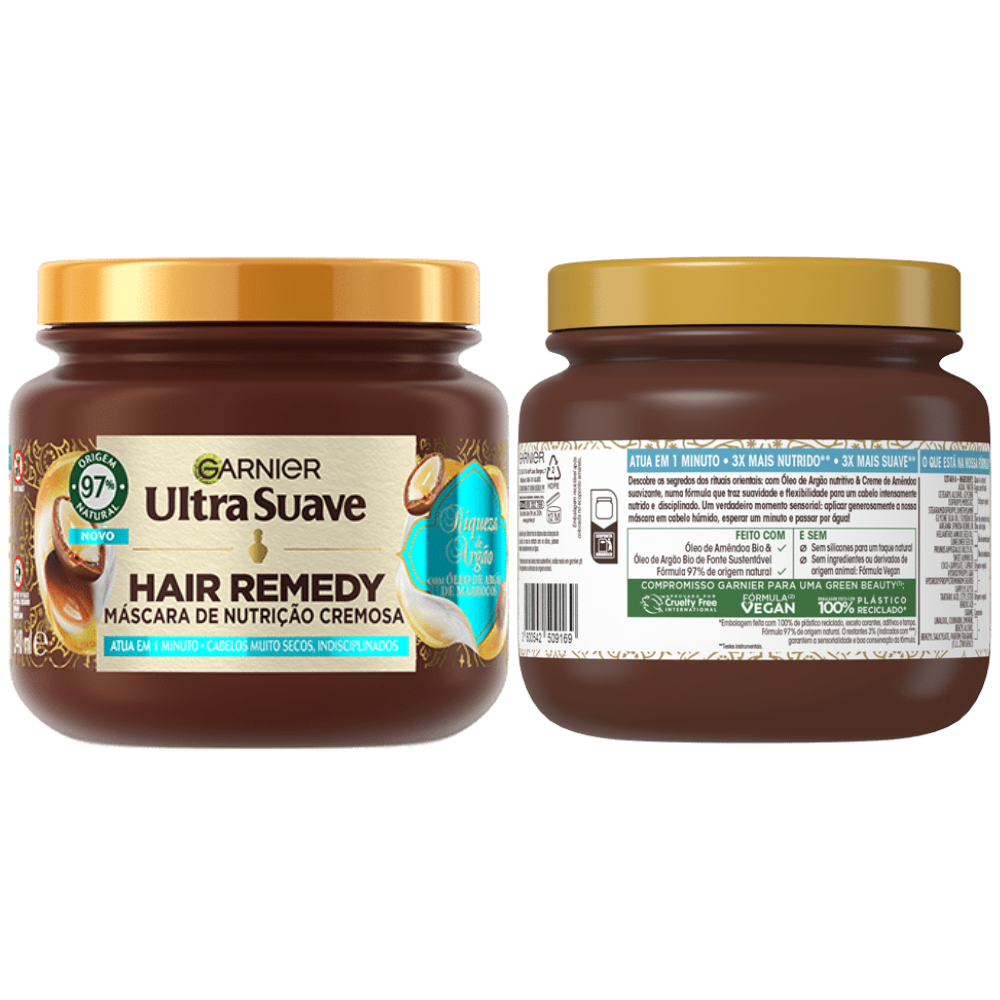 Garnier Ultra Suave Remedio Capilar Nutritivo Mask Riqueza de Argán - SweetCare Guatemala