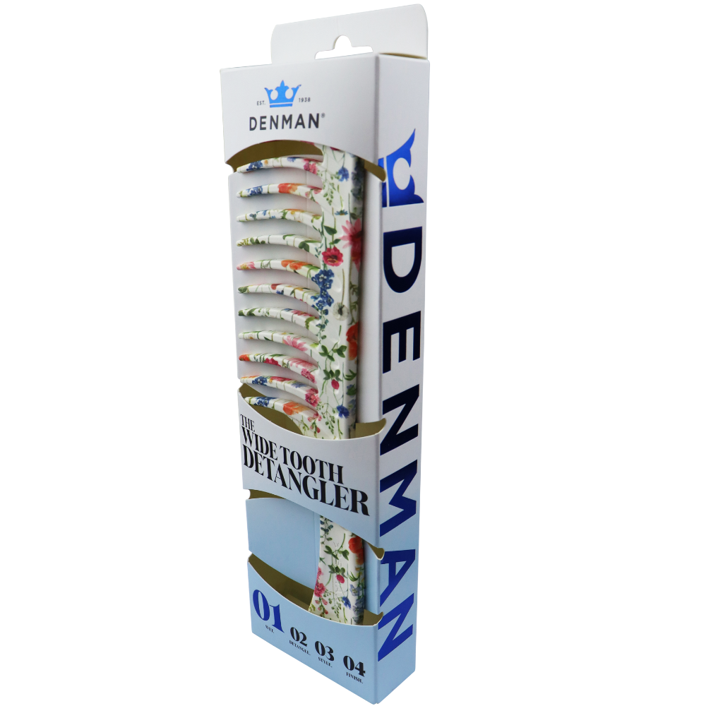 Denman D28 The Deluxe Wide Tooth Detangler Comb with Extra-Wide Teeth ...