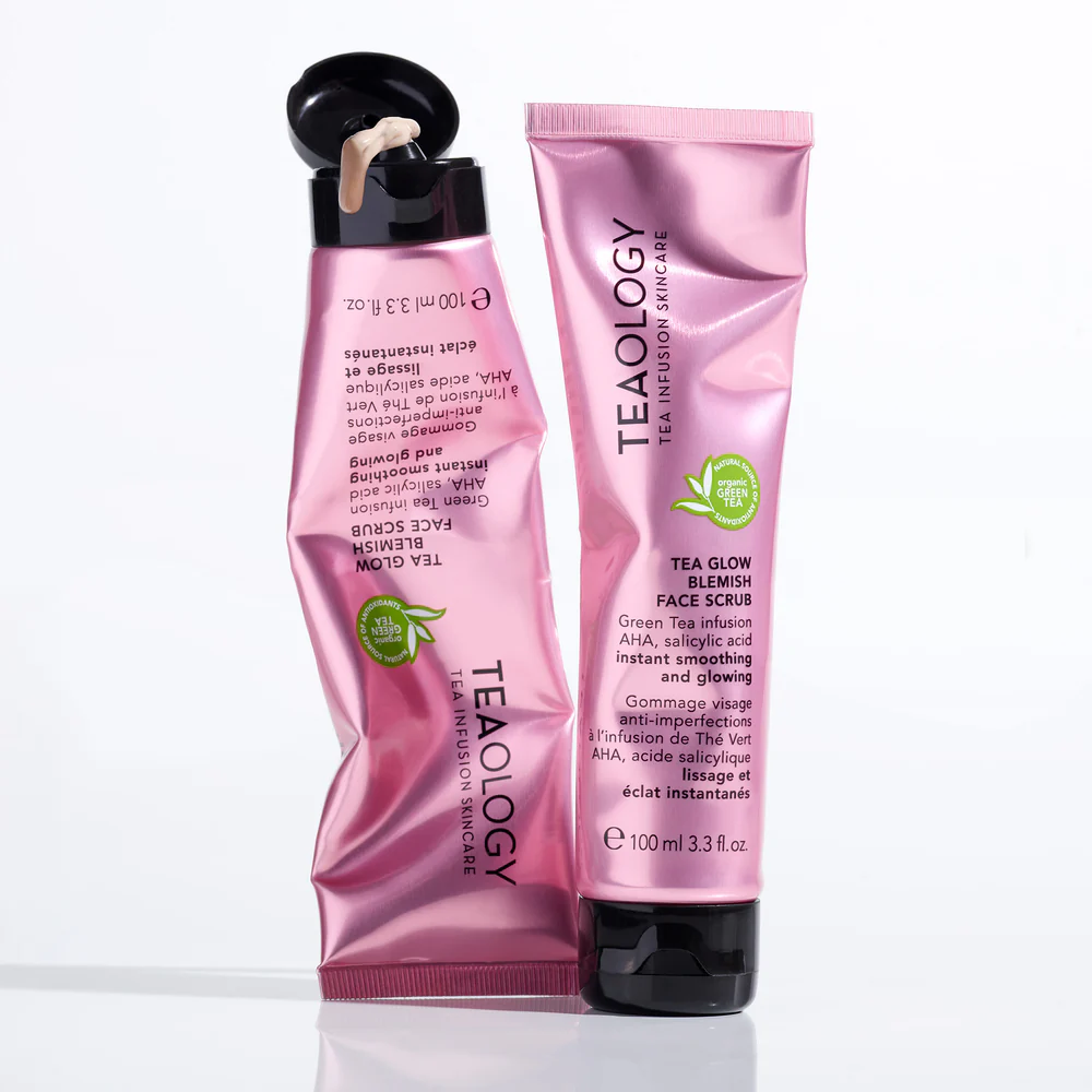 Teaology Green Tea Glow Blemish Purifying Face Scrub - SweetCare Singapore