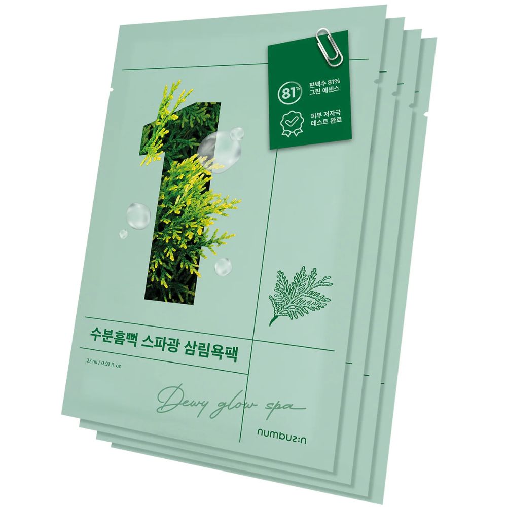 Numbuzin No.1 Dewy Glow Spa Sheet Mask Deep Moisture - SweetCare Kenya