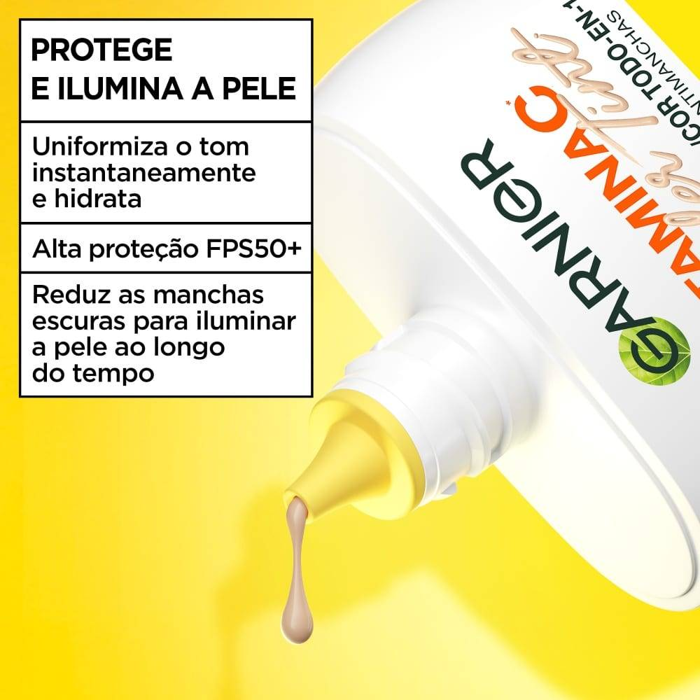 Garnier Vitamin C Wonder Tint Fluide SPF50 - SweetCare Reunion