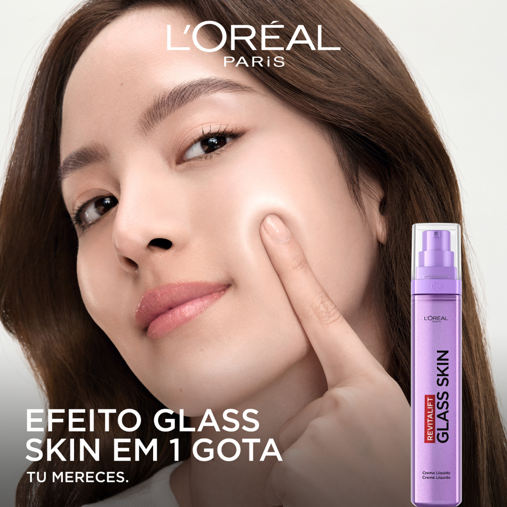 L'Oréal Paris Revitalift Filler Glass Skin Luminous Liquid Cream ...