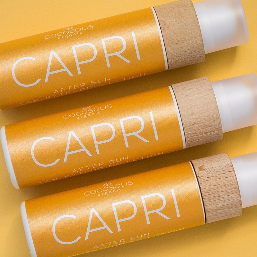 CAPRI After Sun Tan-Extending Face and Body Lotion - Cocosolis | Buy at ...